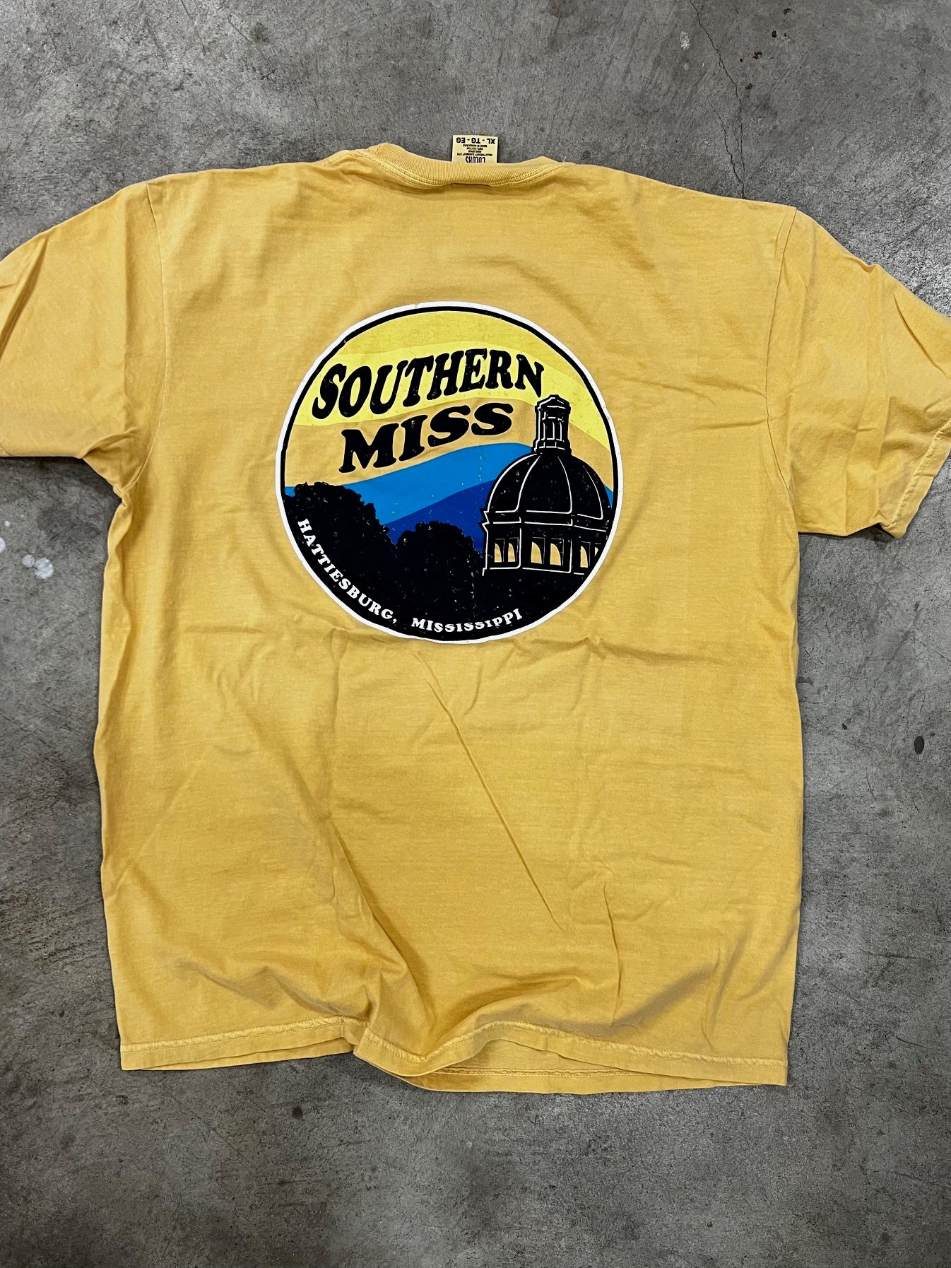 USM Retro Sunset - Comfort Color Short Sleeve – The Burg - Hattiesburg ...